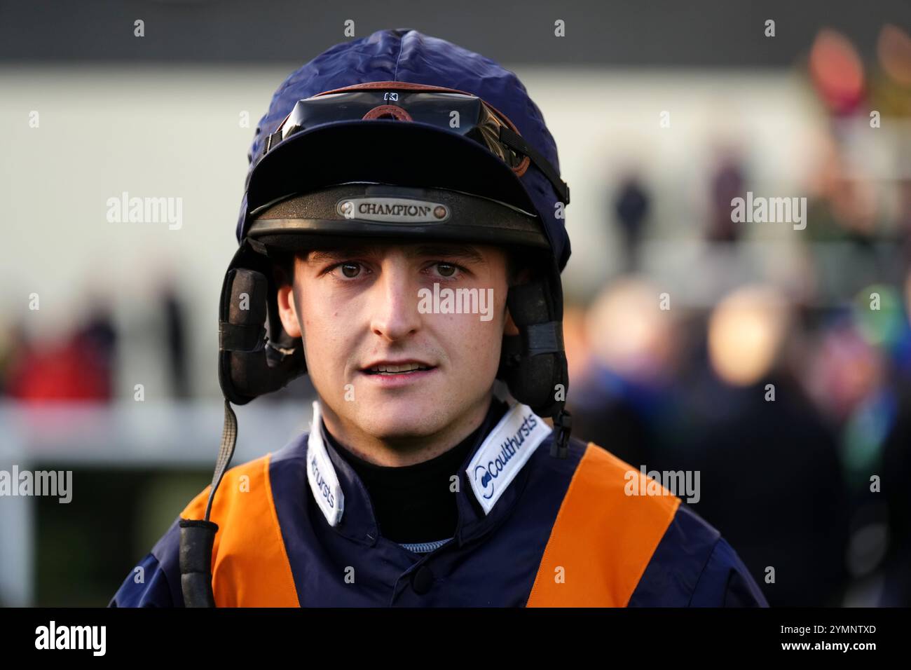 Jockey Luke Scott at Ascot Racecourse. Picture date: Friday November 22 ...