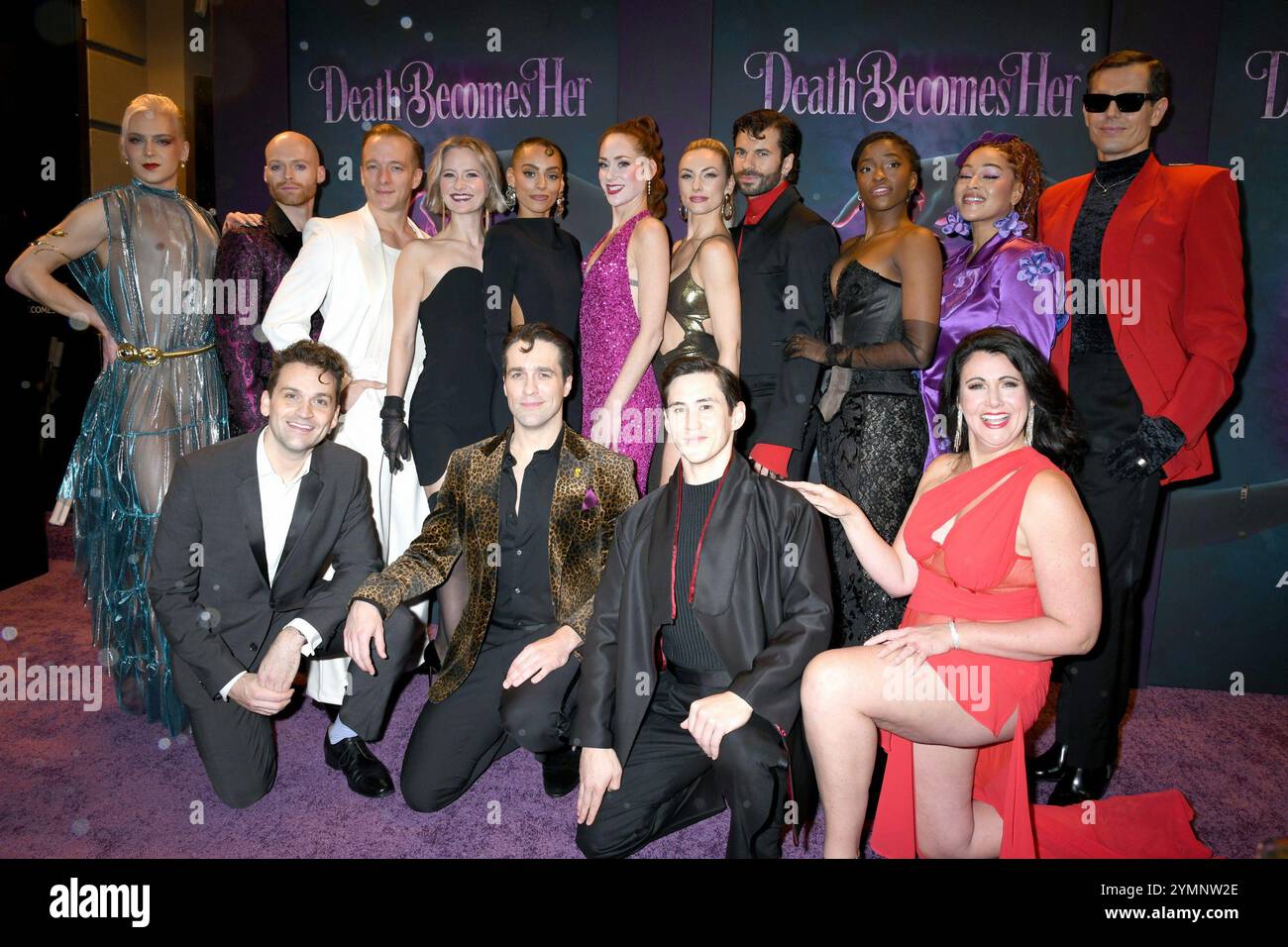 Ny. 21st Nov, 2024. Ensemble Cast at arrivals for DEATH BECOMES HER ...