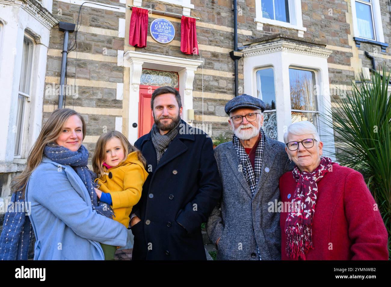 EDITORIAL USE ONLY (Left to right) The current owners of the property ...