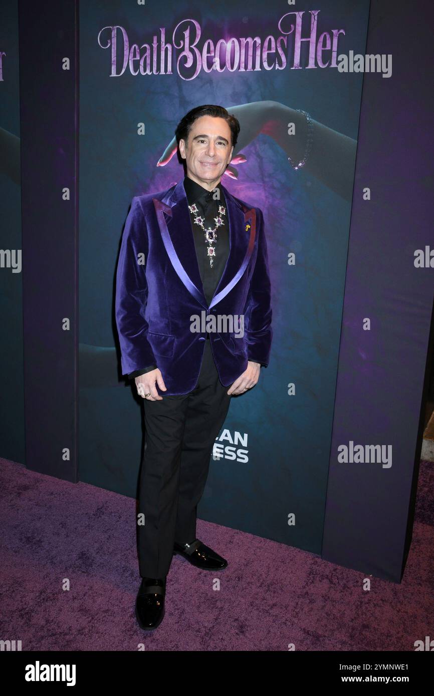 Ny. 21st Nov, 2024. Christopher Gattelli at arrivals for DEATH BECOMES ...