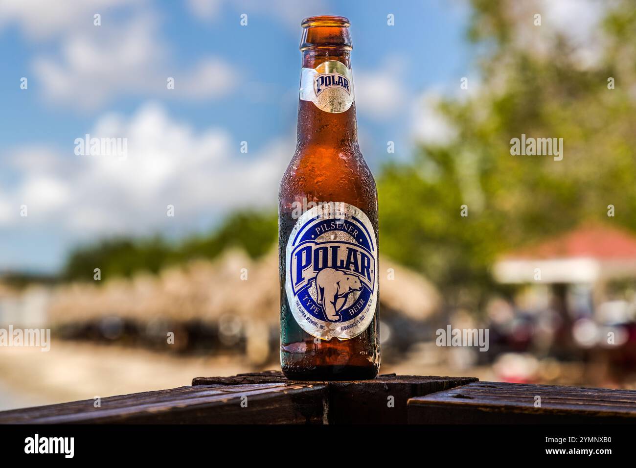 Polar beer from Venezuela. Caracasbaaiweg, Jan Thiel, Curaçao, Kòrsou ...