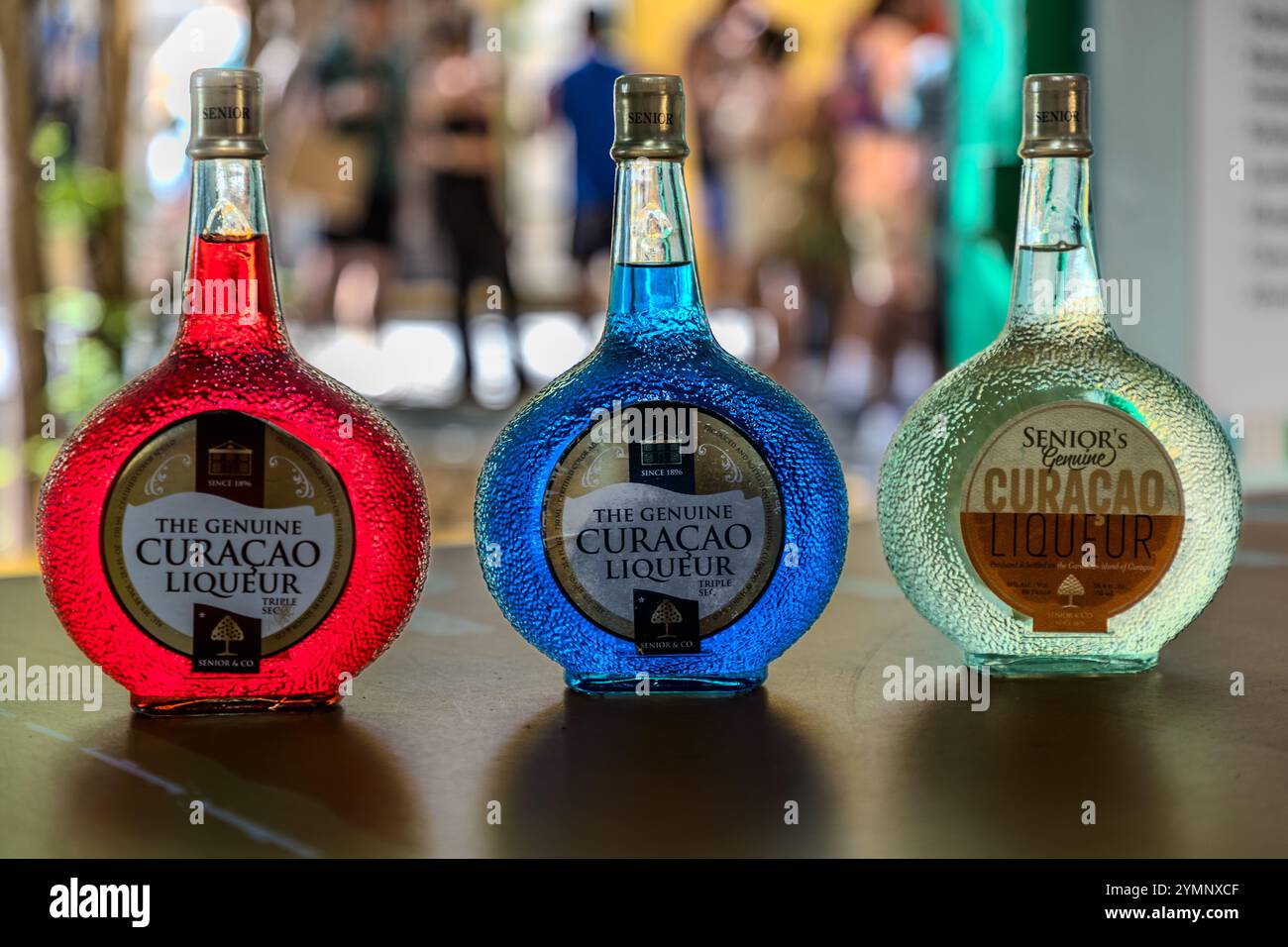 Assortment of the Curaçao liqueur factory from Curaçao. Senor factory ...