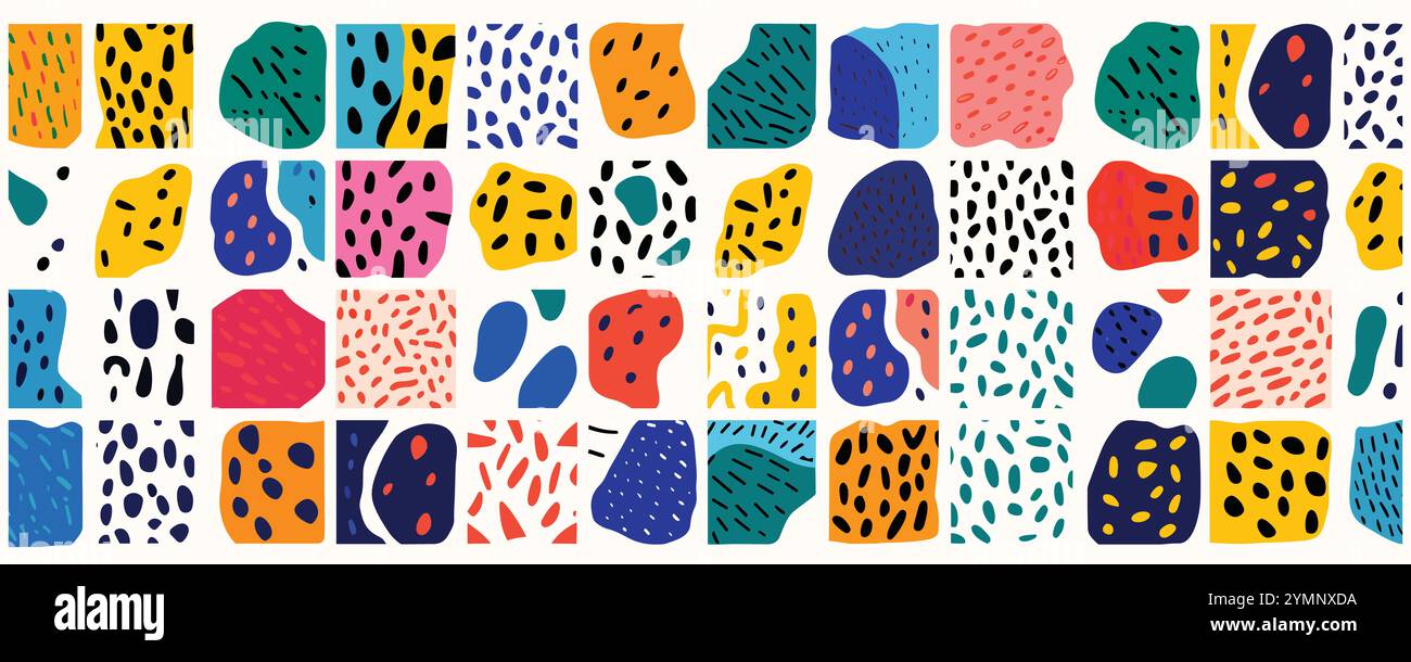 Shape form pattern Stock Vector Images - Alamy