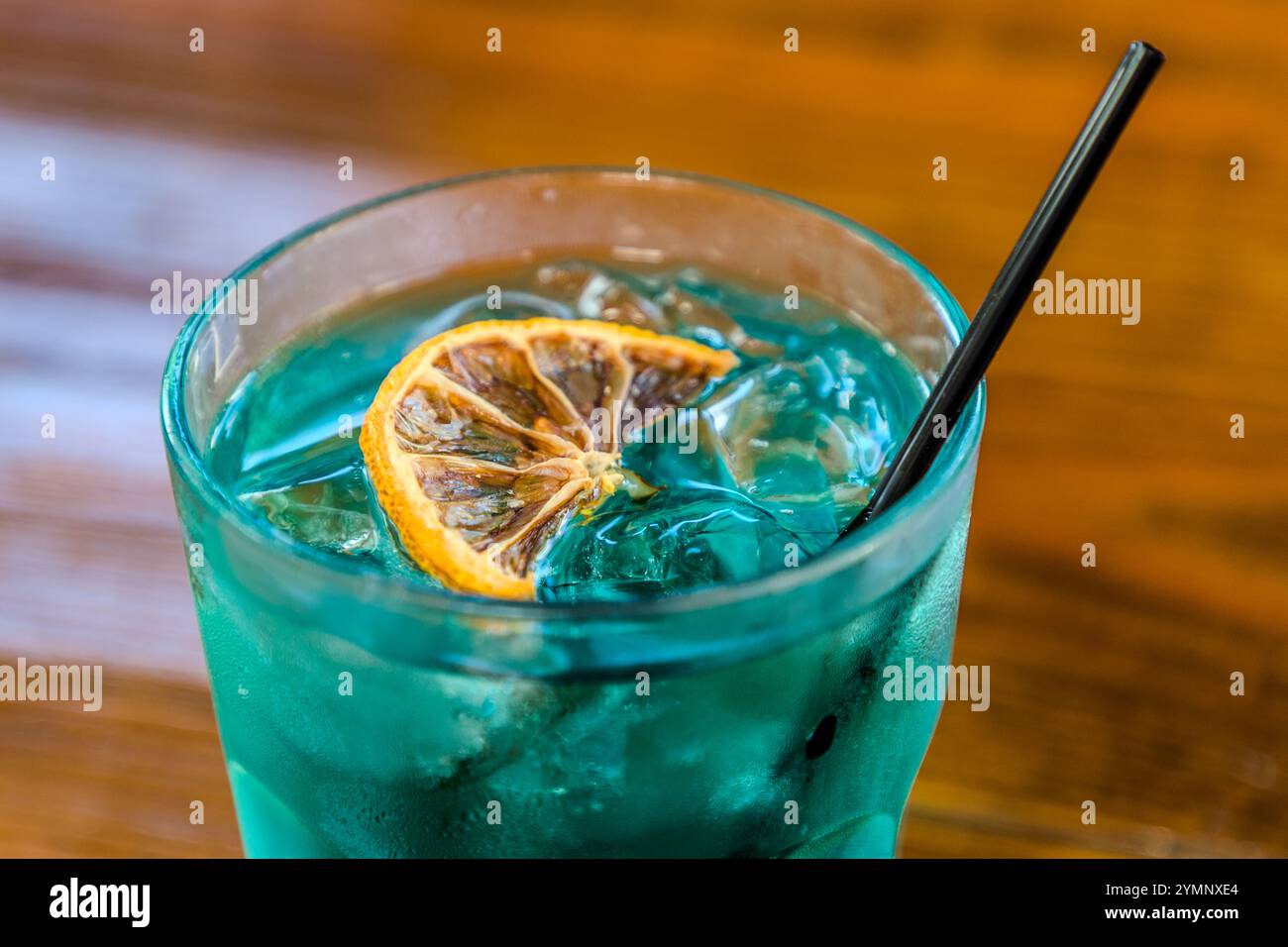 Drink with the typical color of Curaçao Blue. Senor factory, where the ...