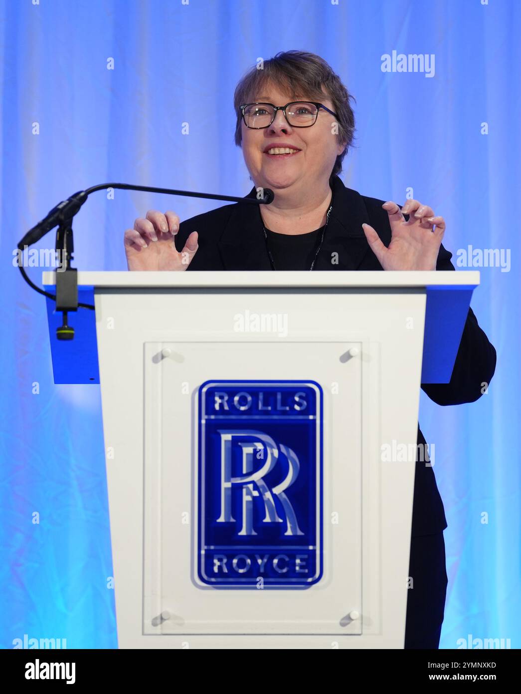 Minister for Defence Procurement and Industry, Maria Eagle, during a ...