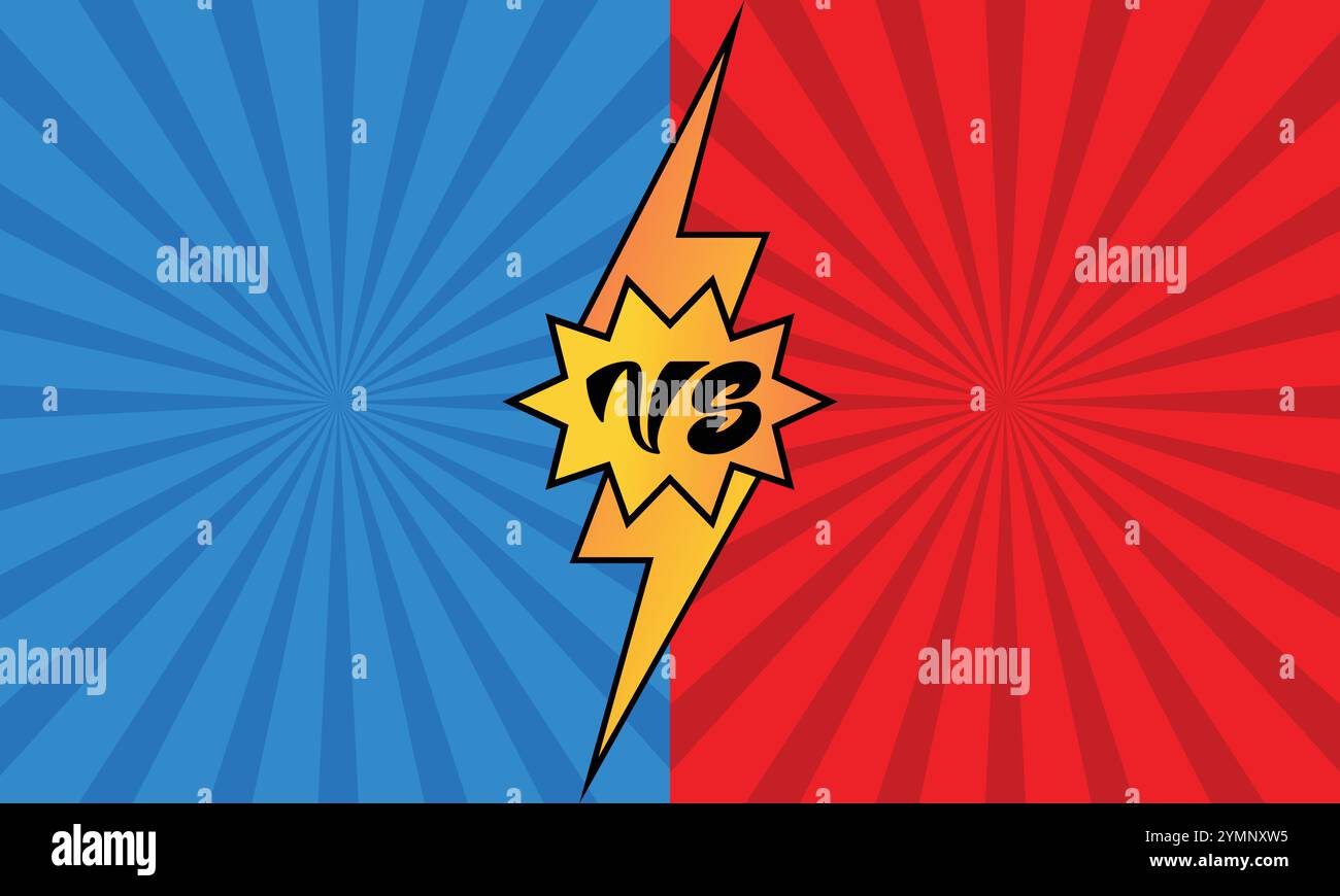 Confrontation Dynamic Versus Battle Background Template – Ready-to-Use ...