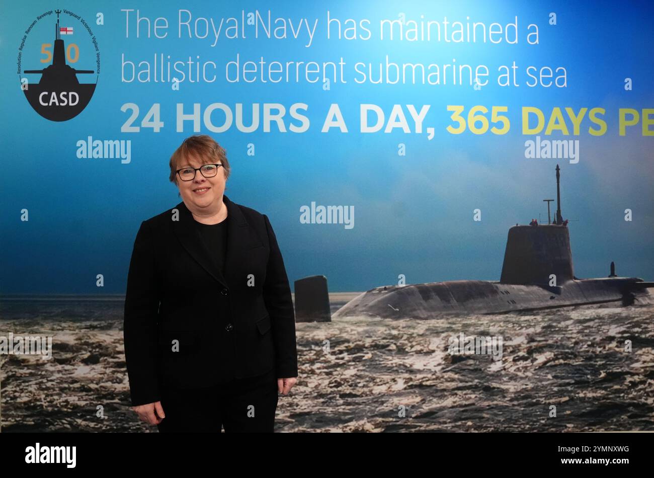 Minister for Defence Procurement and Industry, Maria Eagle, during a ...