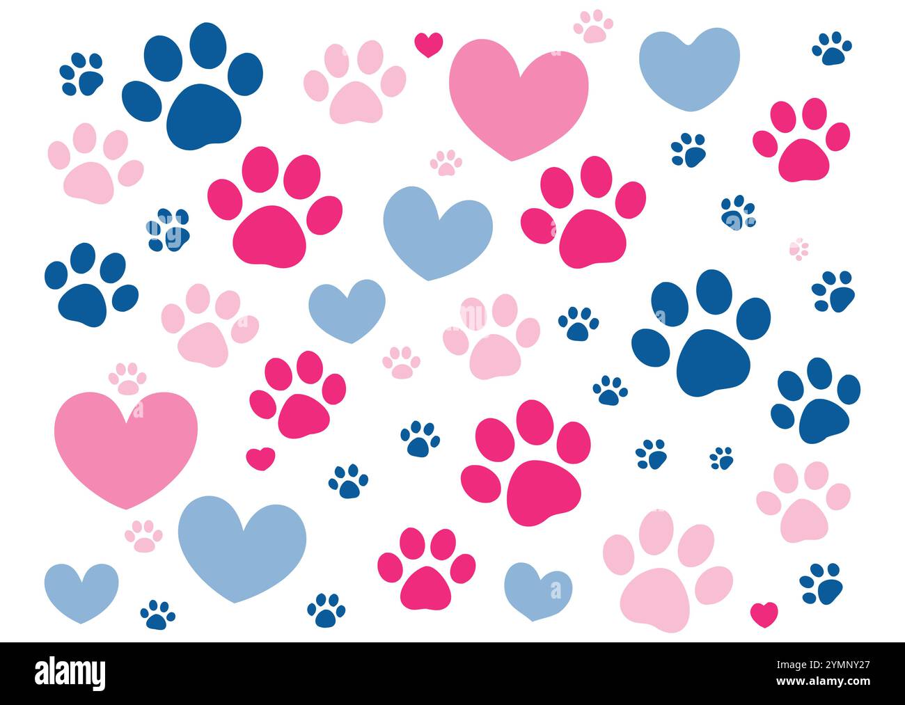 Playful pet pattern hi-res stock photography and images - Alamy