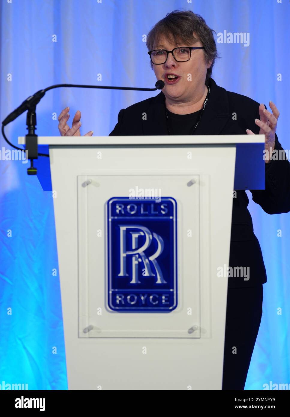 Minister for Defence Procurement and Industry, Maria Eagle, during a ...