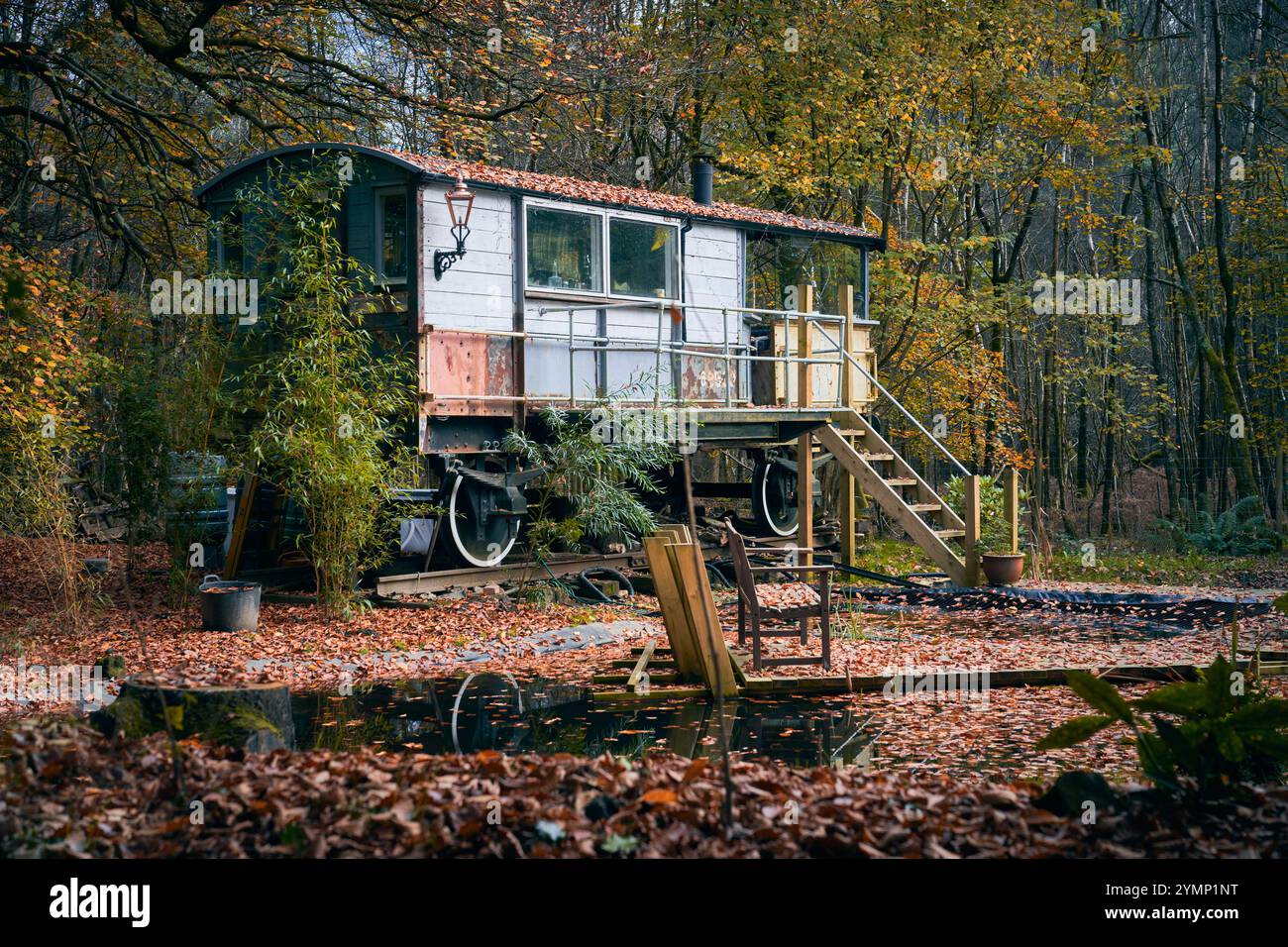 Railway carriage converted into a home hi-res stock photography and ...