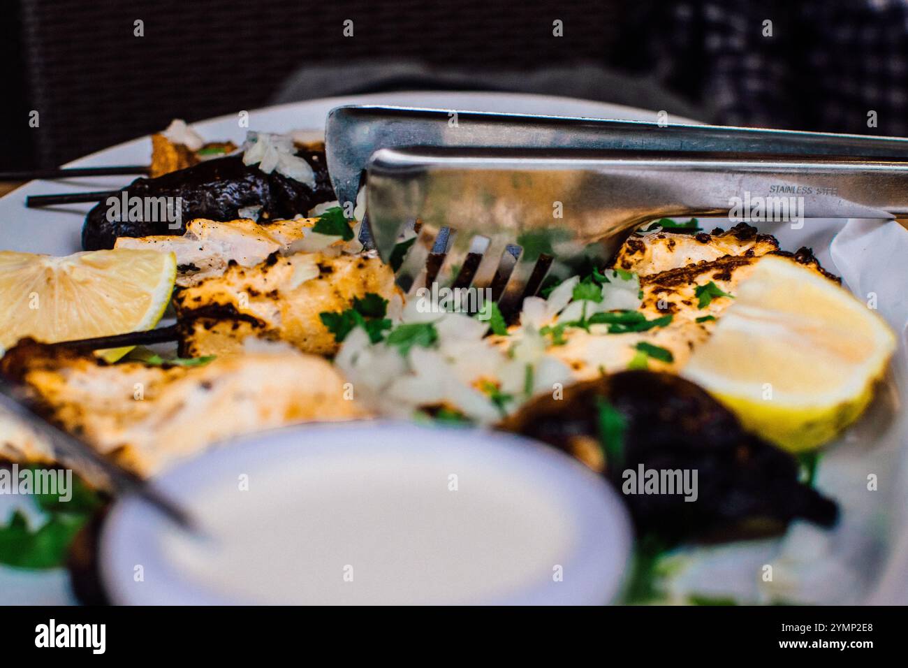 traditional food of Cyprus in a restaurant Stock Photo - Alamy