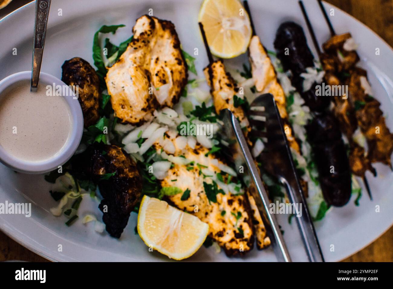 traditional food of Cyprus in a restaurant Stock Photo - Alamy