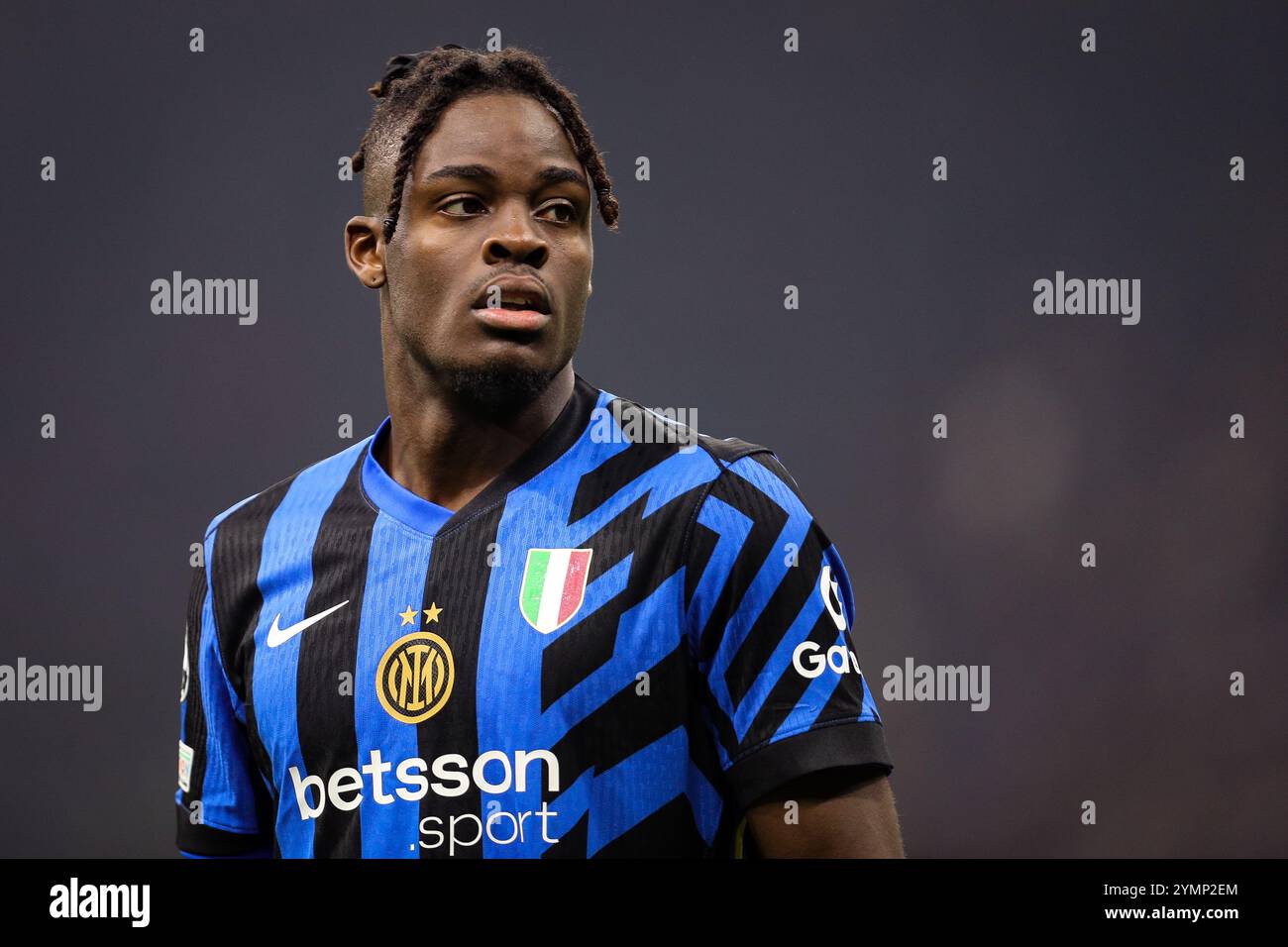 Milan, Italy, 06st Nov. Yann Aurel Bisseck during the match between ...