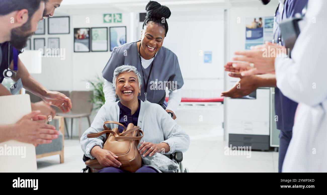 Senior friends celebrating recovery in hi-res stock photography and ...