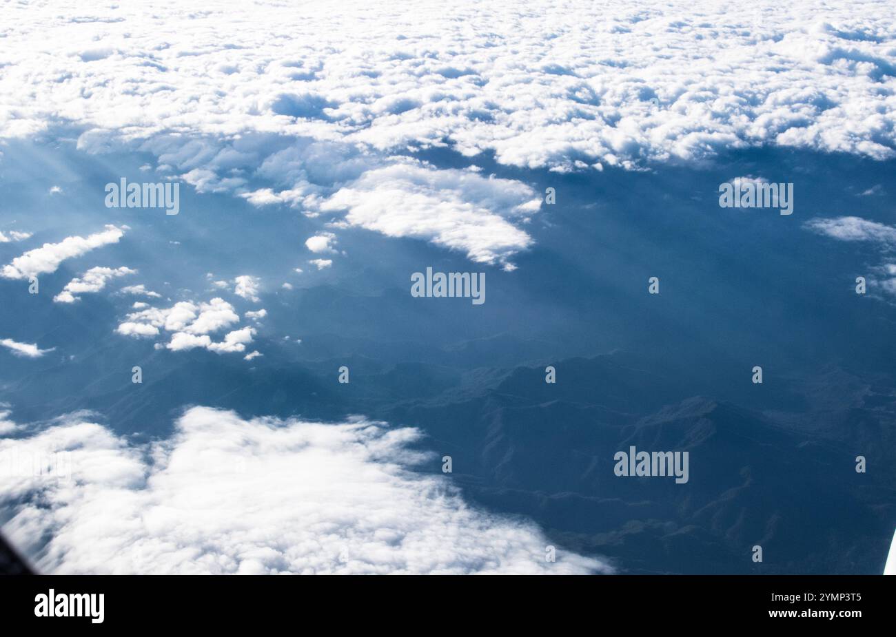a view of the island of Cyprus from the plane window Stock Photo - Alamy