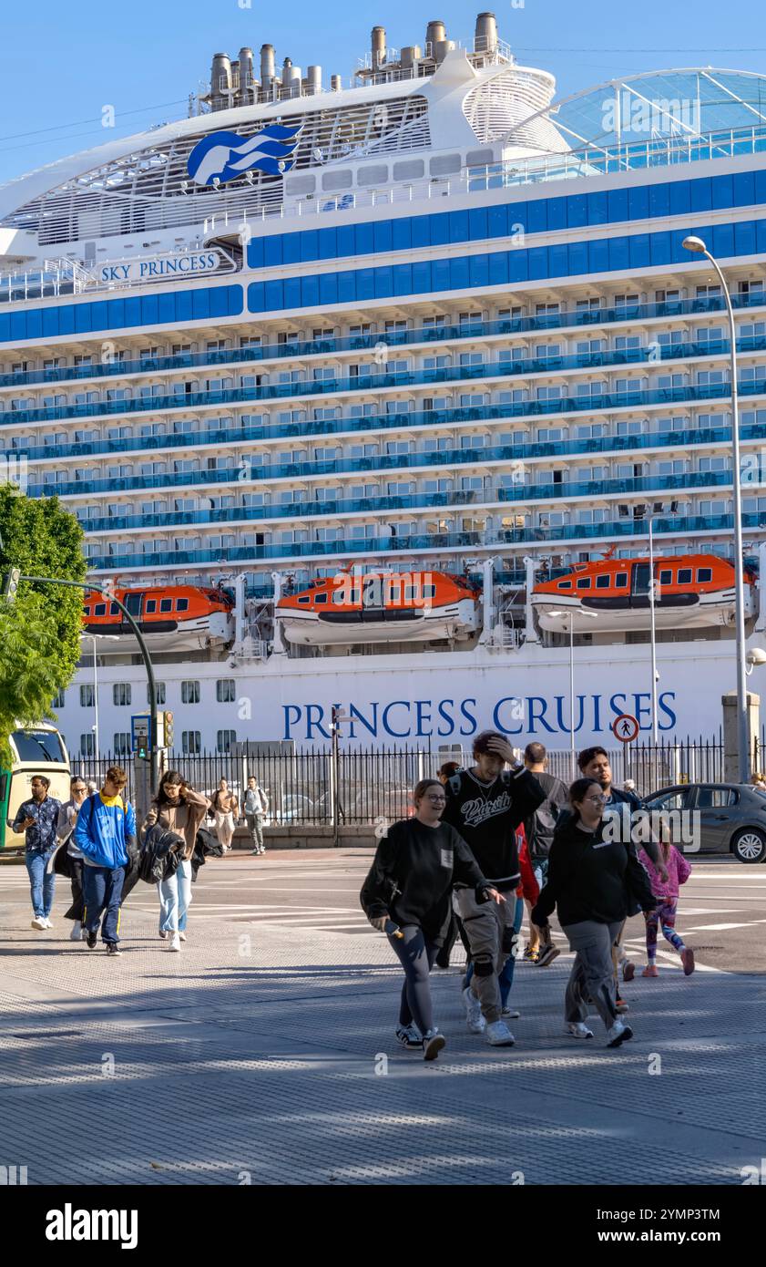 Cadiz sky princess hi-res stock photography and images - Alamy