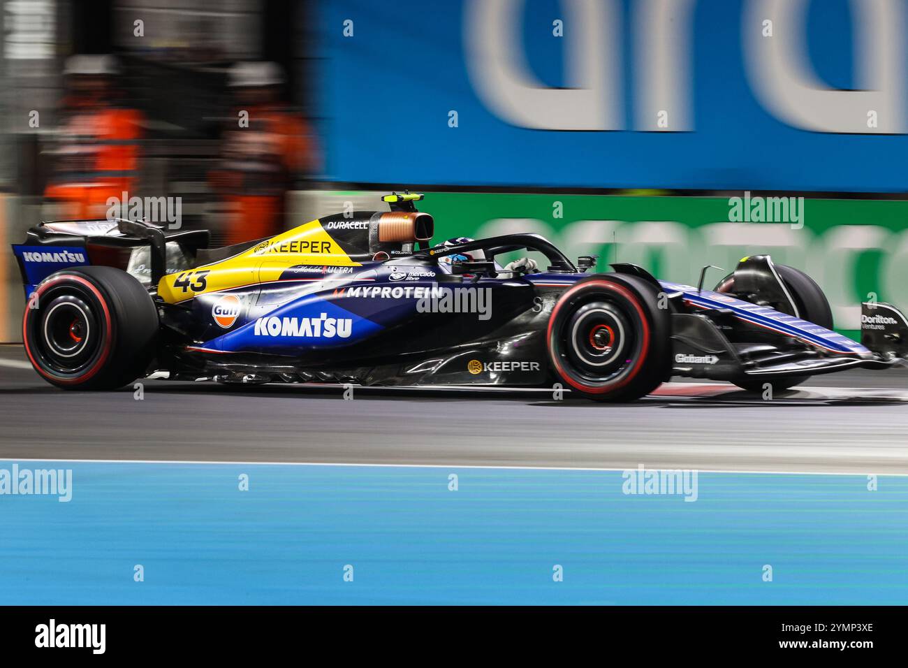 Las Vegas, NV, USA. 21st Nov, 2024. Williams driver Franco Colapinto ...