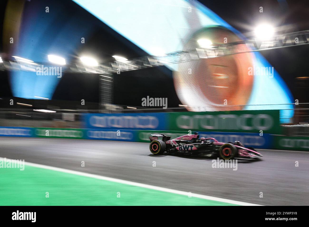 Las Vegas, NV, USA. 21st Nov, 2024. Alpine BWT driver Esteban Ocon (31 ...