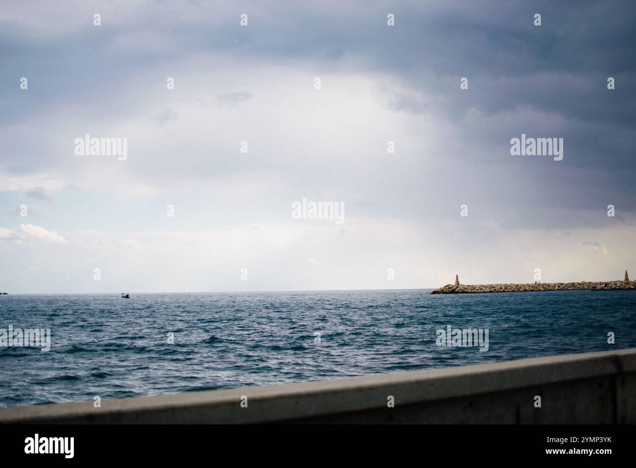 Larnaca beach view port hi-res stock photography and images - Alamy