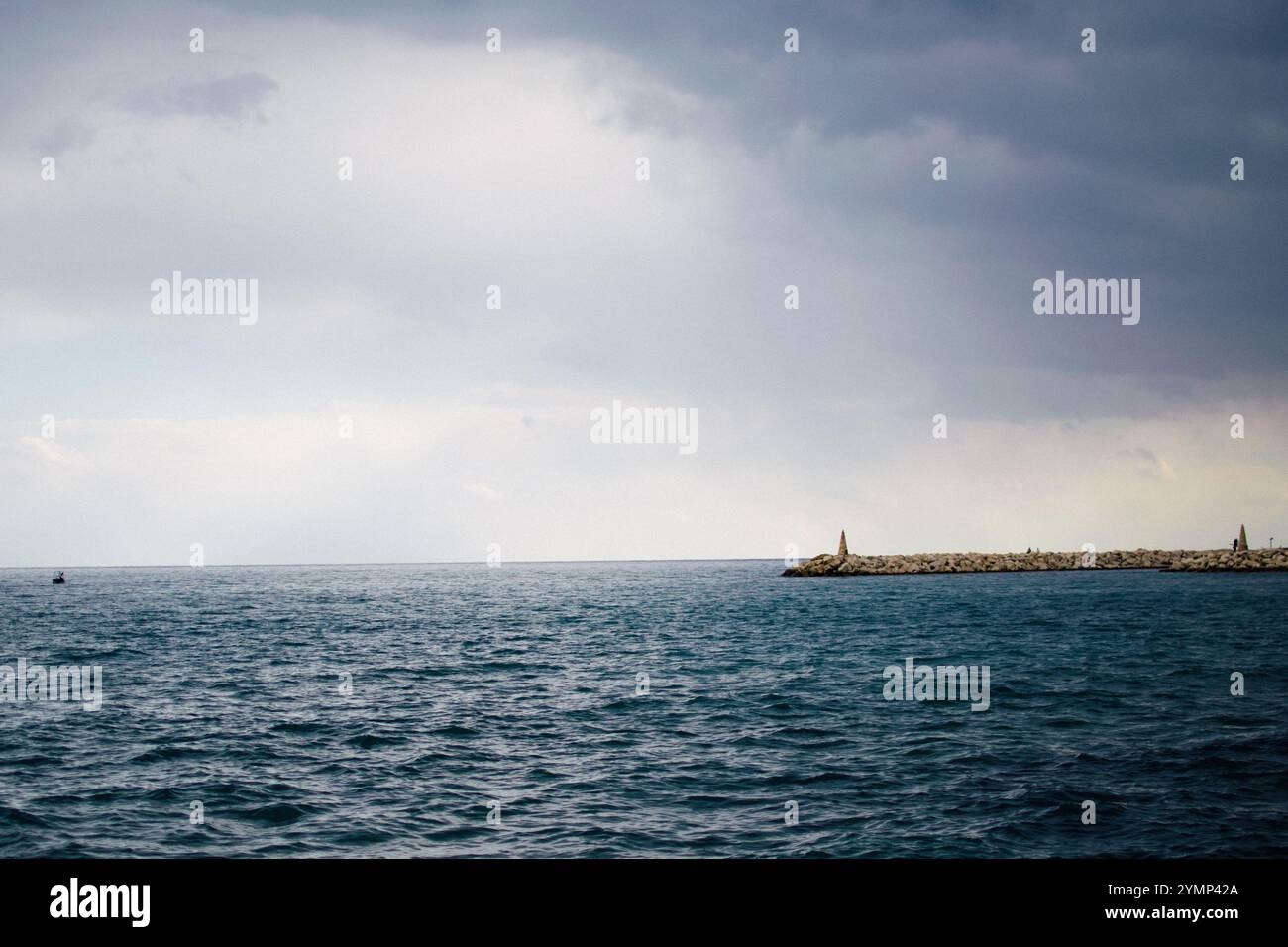 Larnaca beach view port hi-res stock photography and images - Alamy