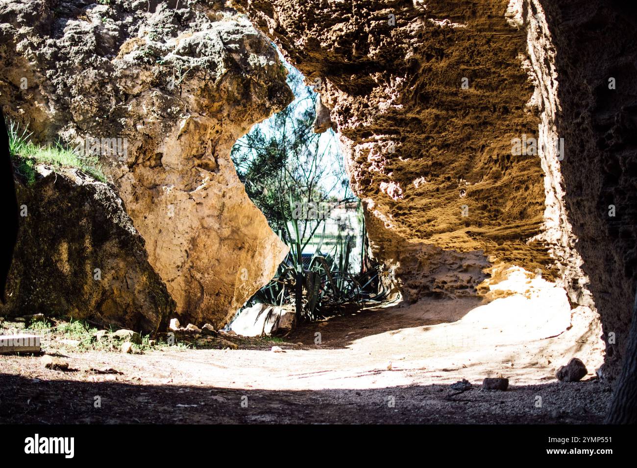 large cave in Ayia Napa, Cyprus Stock Photo - Alamy