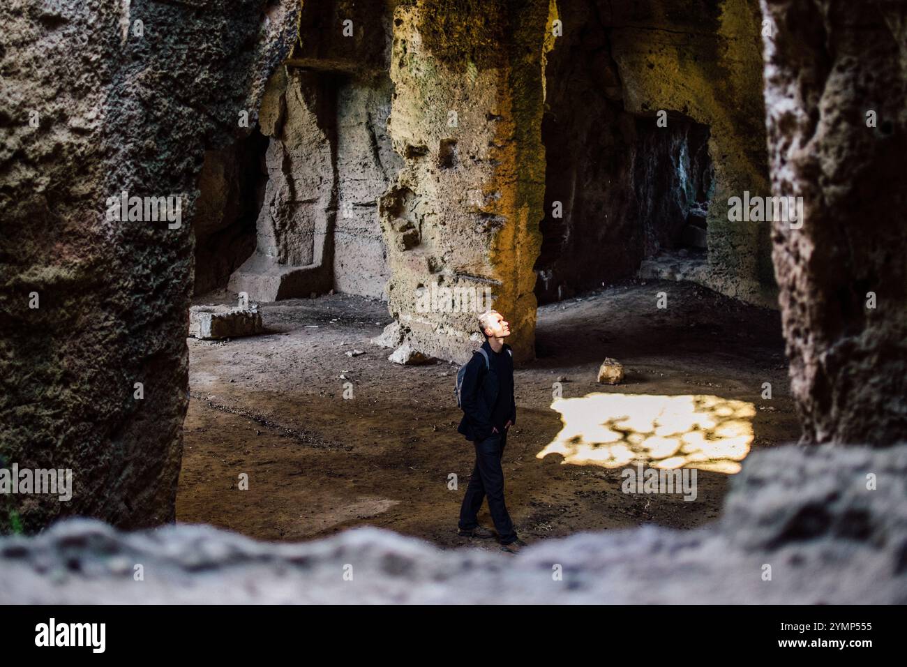 large cave in Ayia Napa, Cyprus Stock Photo - Alamy