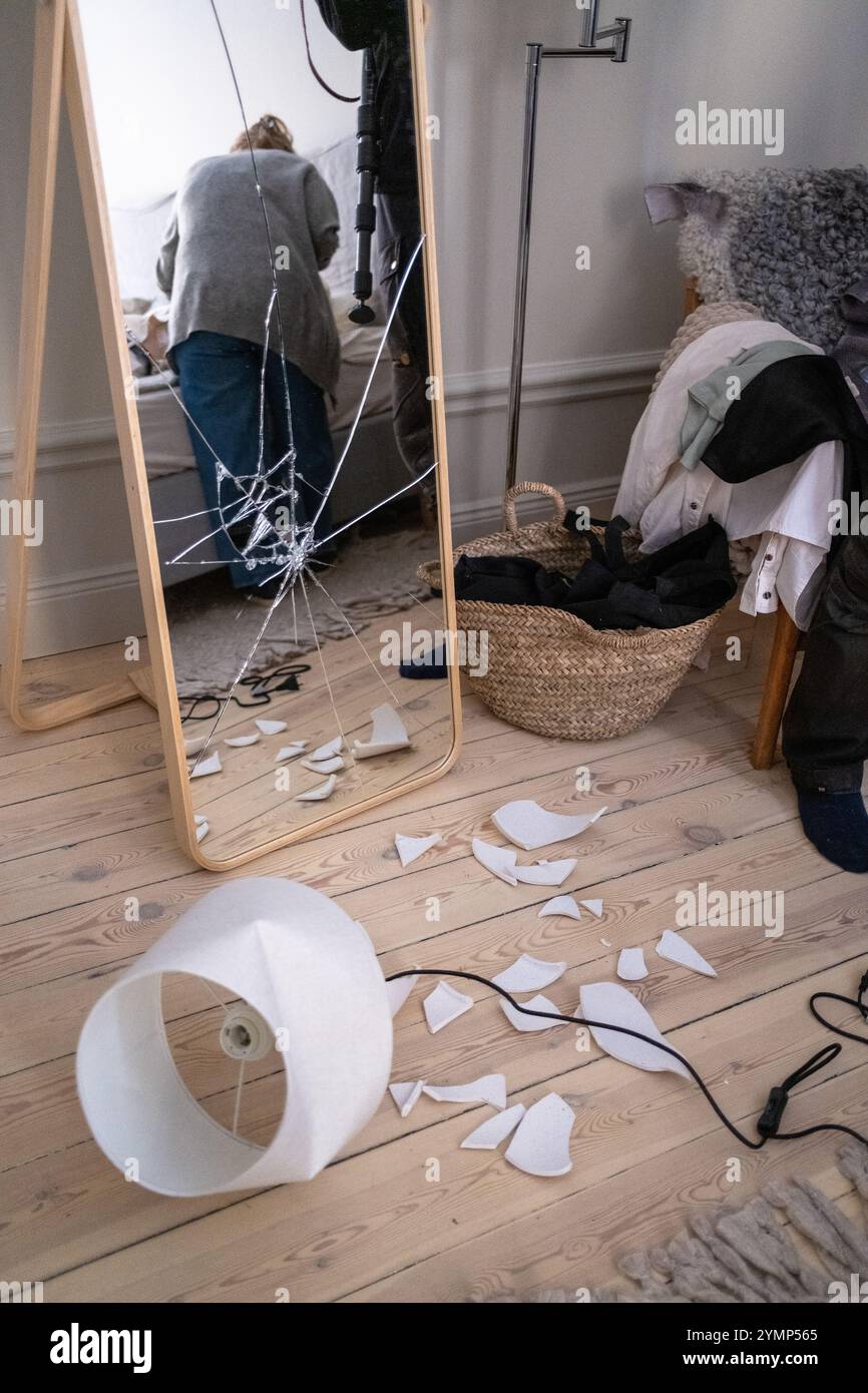 Broken lamp bedroom hi-res stock photography and images - Alamy