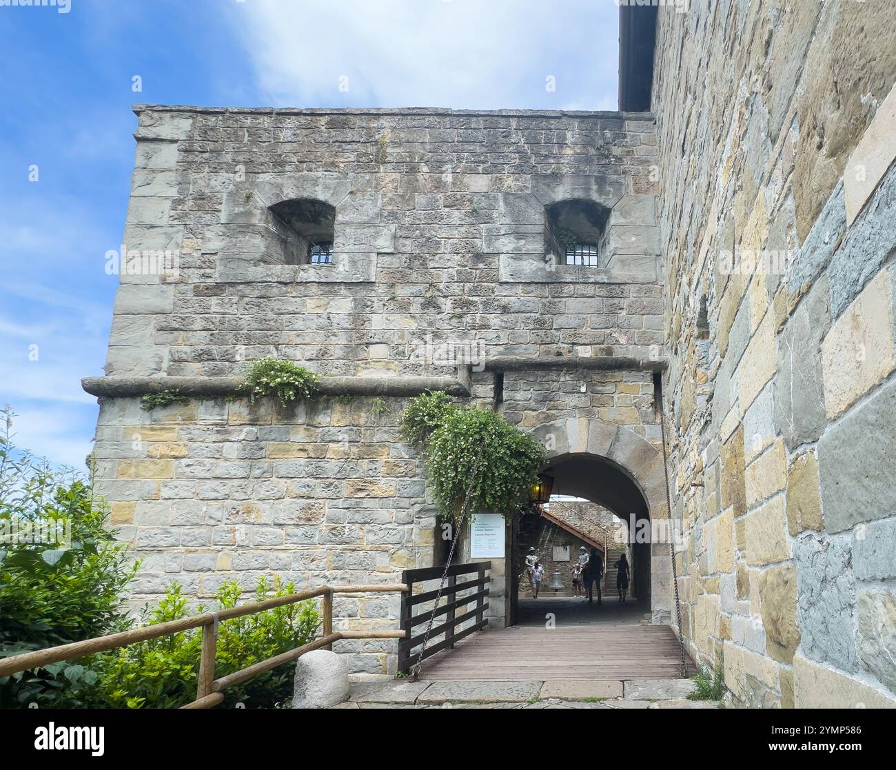 Trieste, Italy - June 27, 2024: Historic San Giusto castle. Main ...