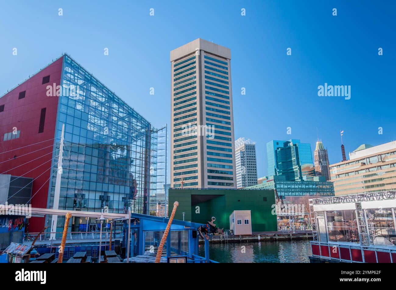 Baltimores World Trade Center on a December Afternoon, Maryland USA ...