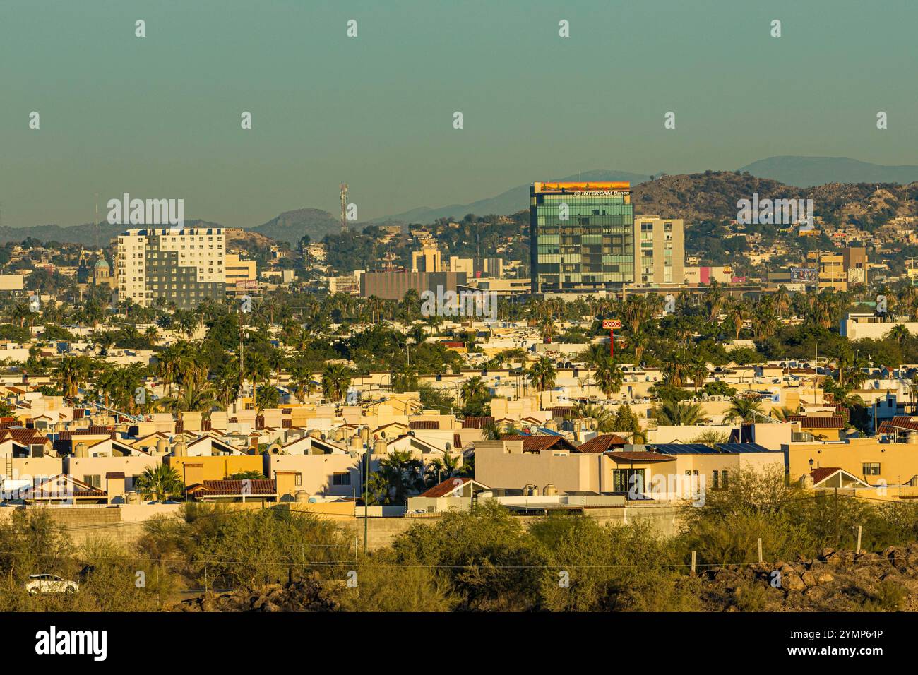 City growth, real estate in the city landscape of Hermosillo, Sonora ...