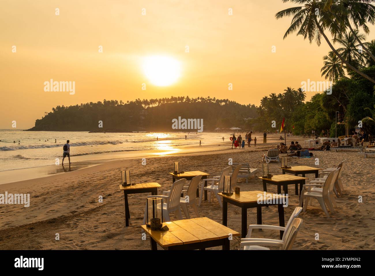 Mirissa beach, Mirissa, South coast, Sri Lanka Stock Photo - Alamy