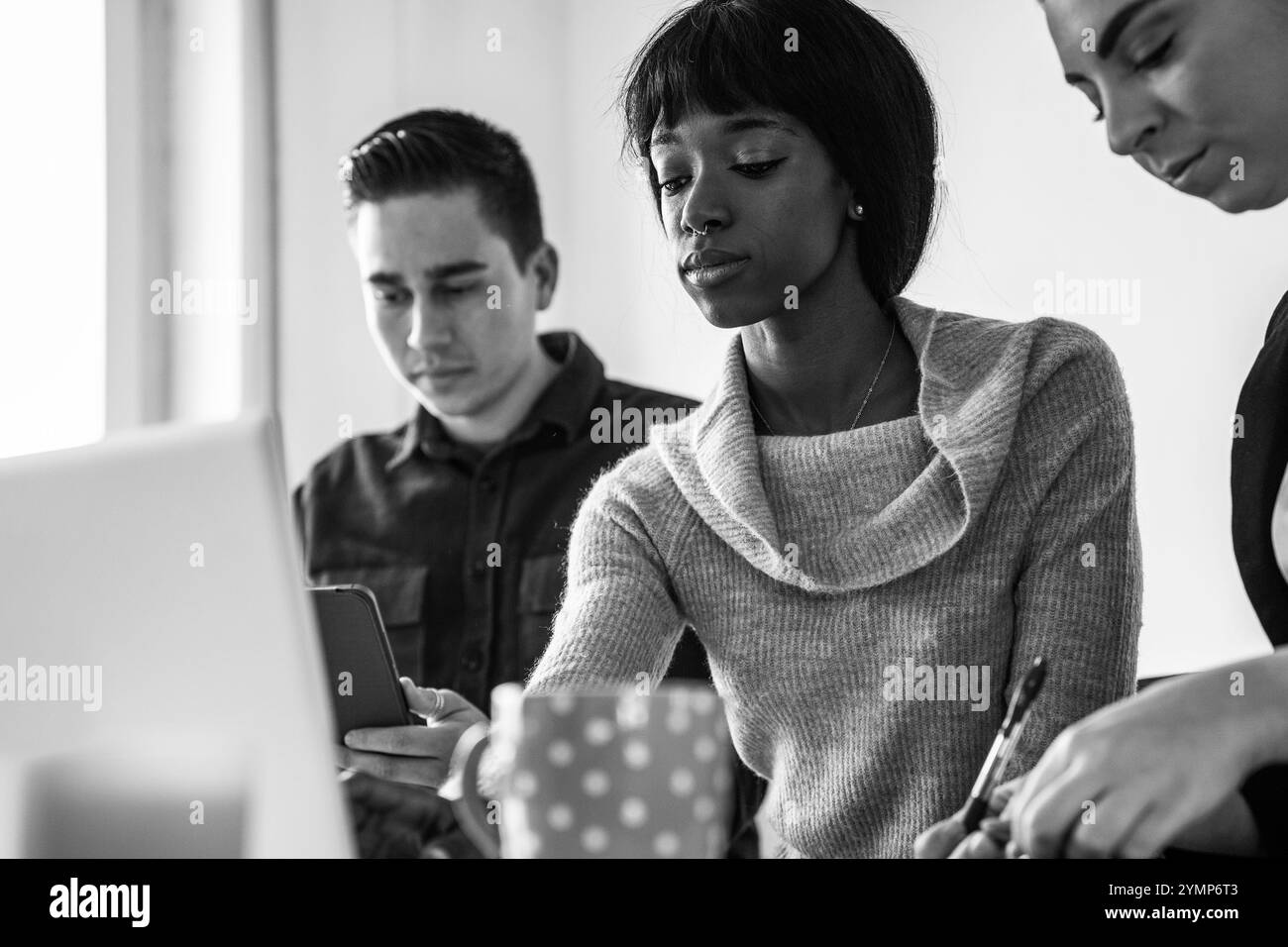 Woman focus group Black and White Stock Photos & Images - Alamy