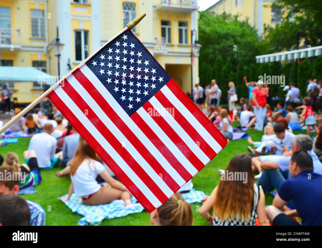 Flag of the United States. Memorial Day, July 4th, USA Independence Day ...