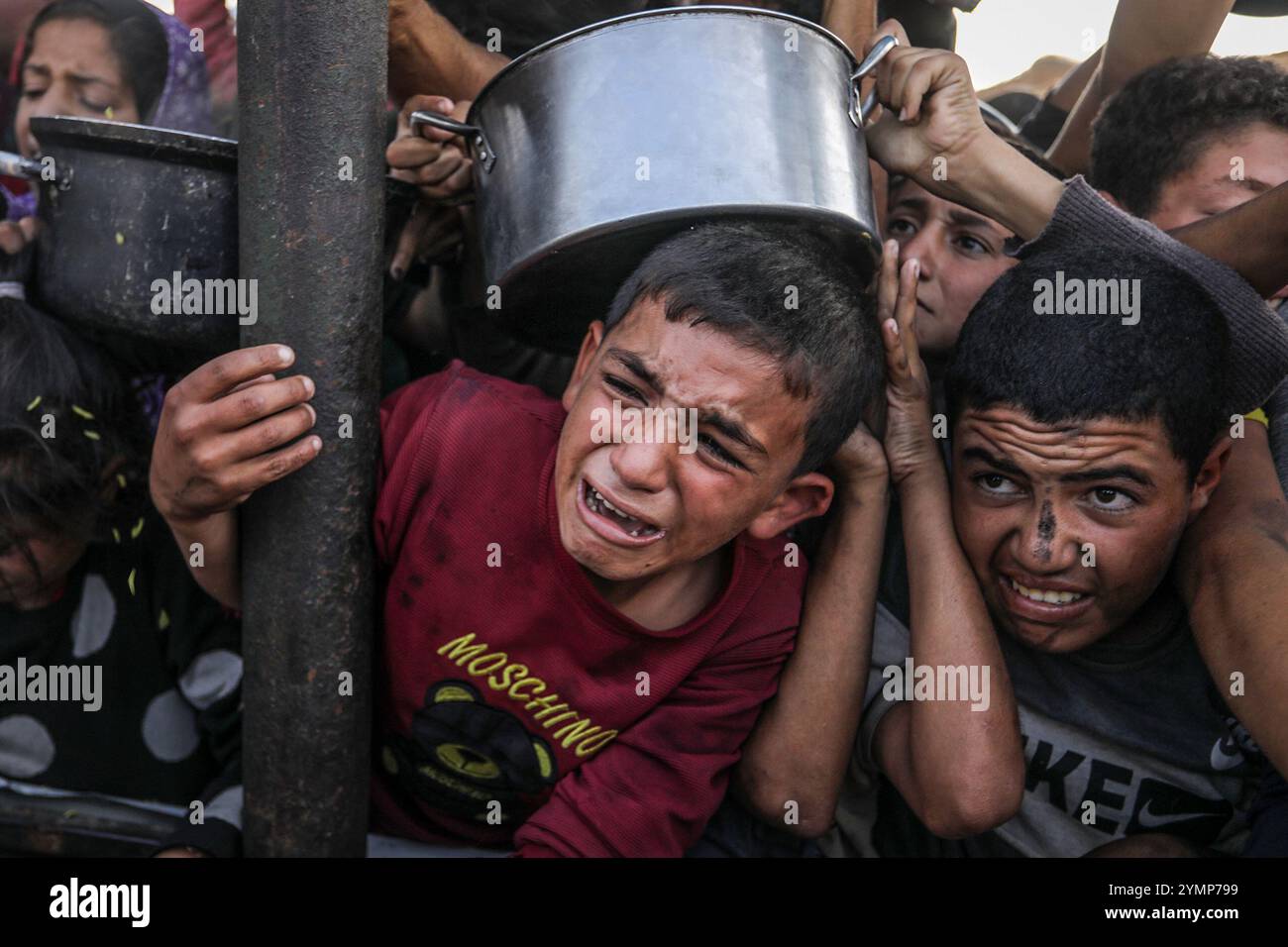 22 November 2024, Palestinian Territories, Khan Younis: Displaced ...