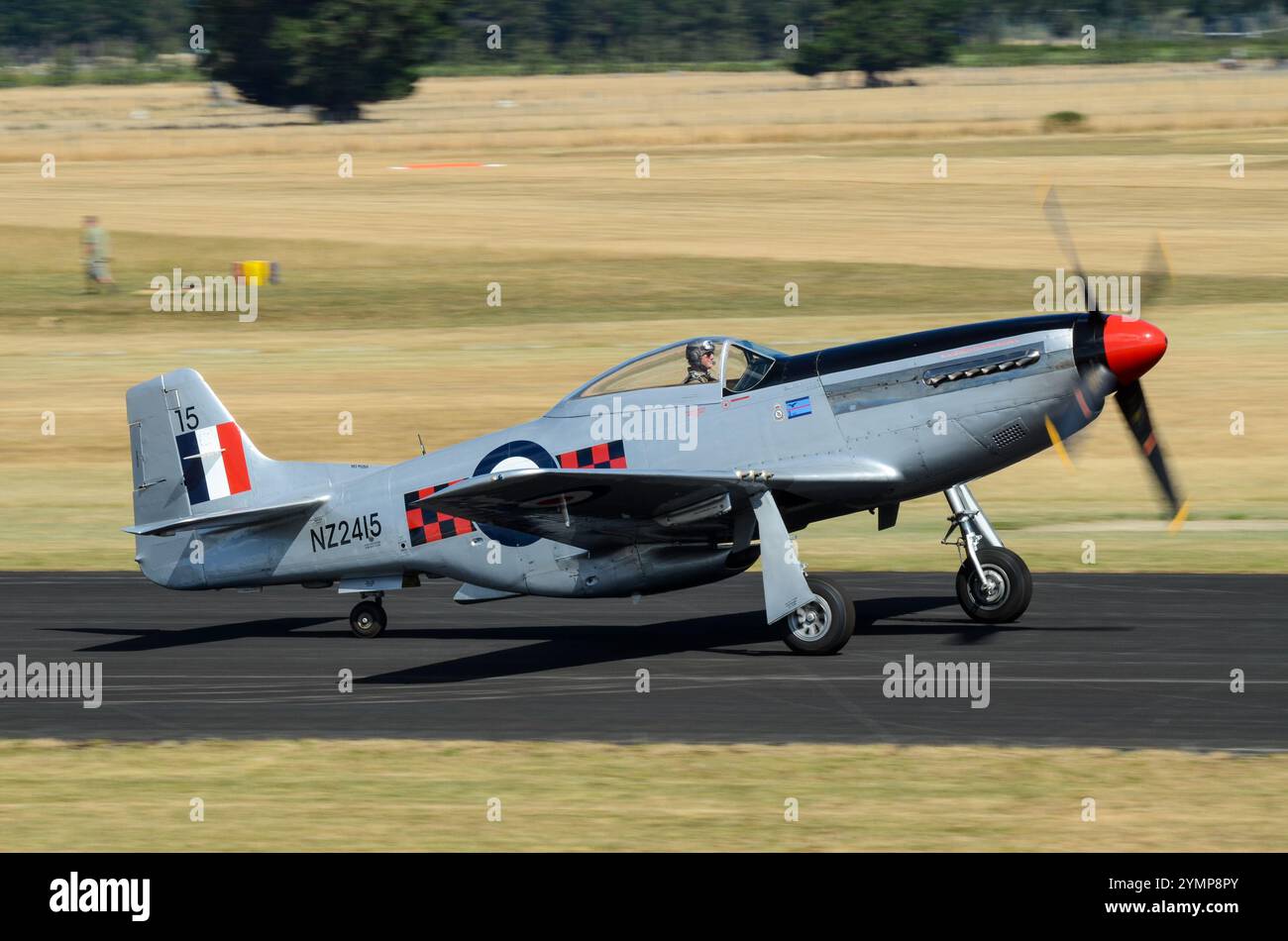 North American P-51 Mustang Second World War fighter plane at Wings ...