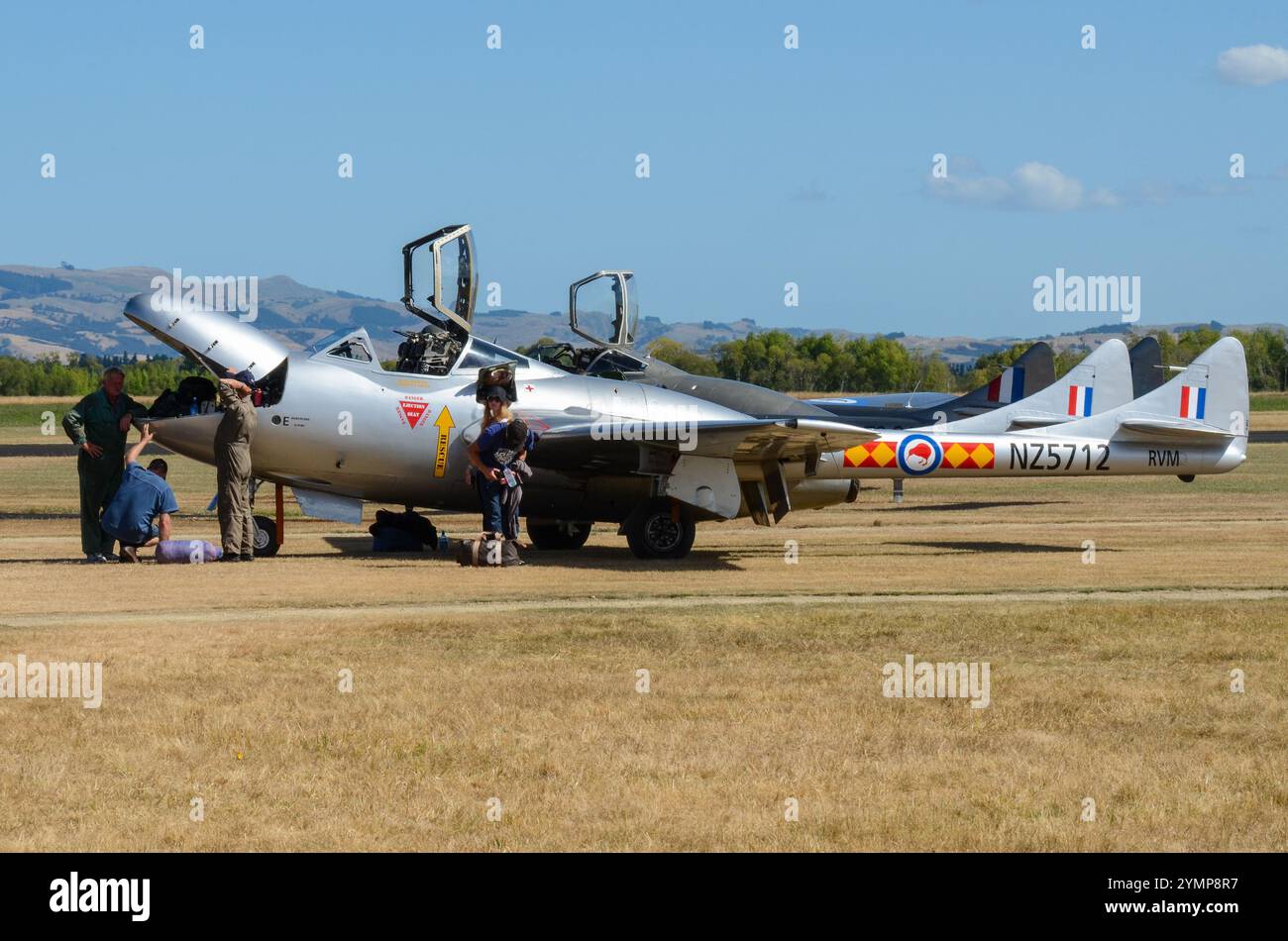 Private owners of de Havilland DH100 Vampire T35 jet planes packing ...