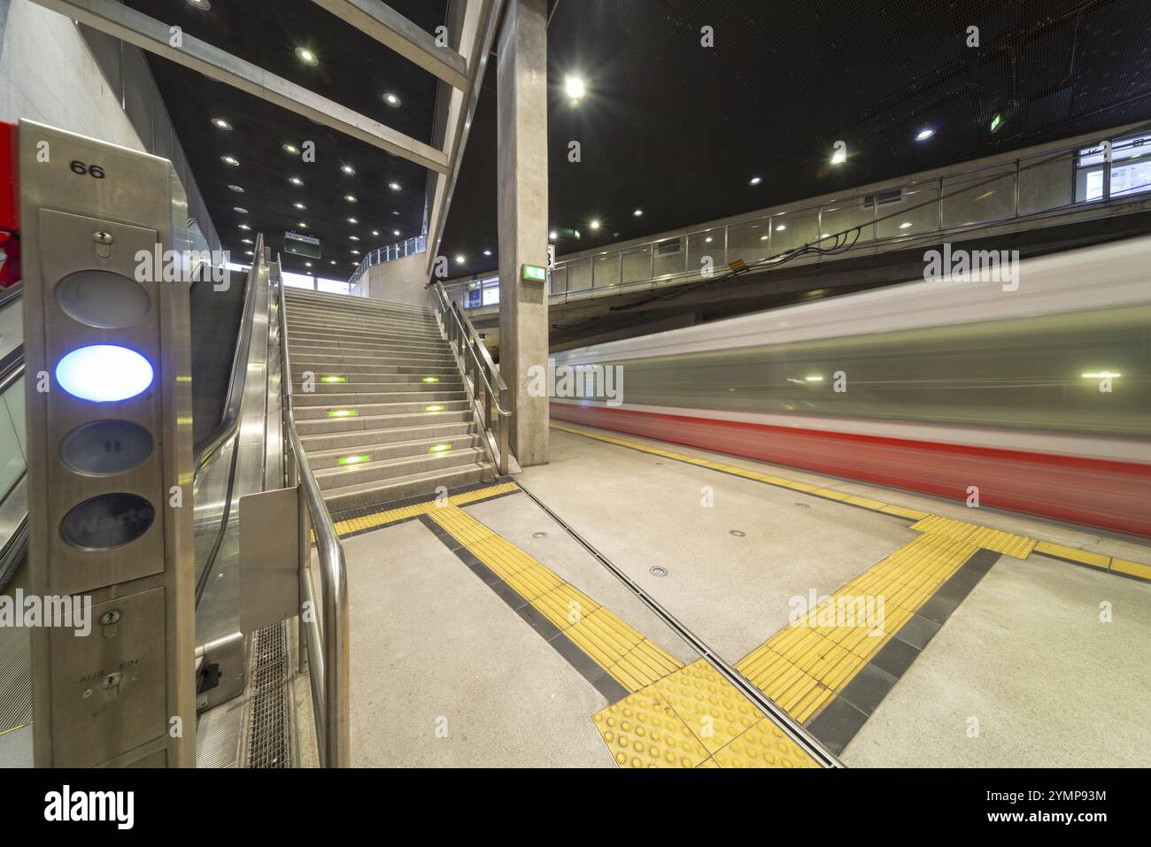 Exiting underground, Breslauer Platz underground station, Cologne ...
