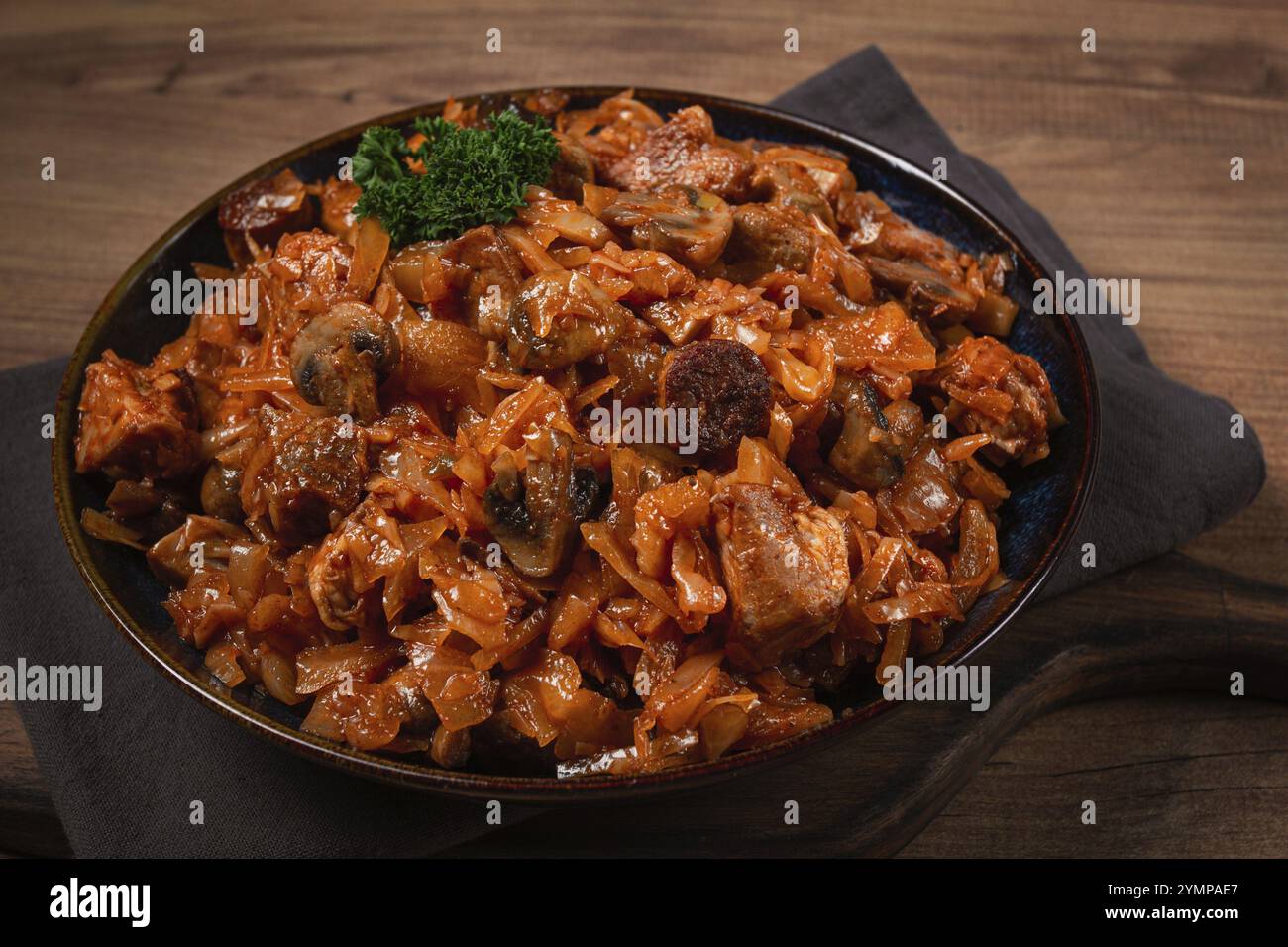 Bigos, bigus is a national Polish dish, made of cabbage and meat ...