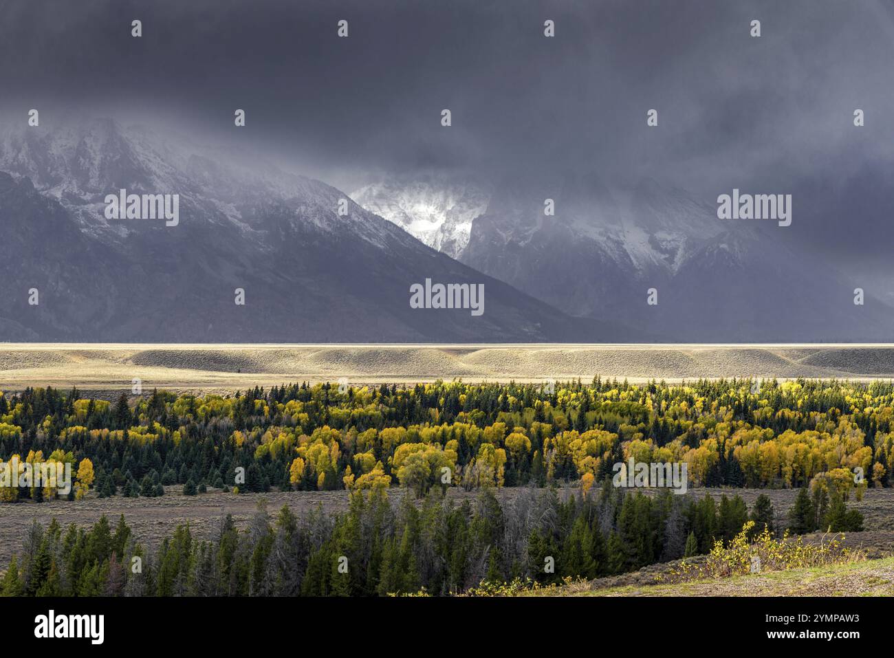 Stormy weather over mountains hi-res stock photography and images - Alamy