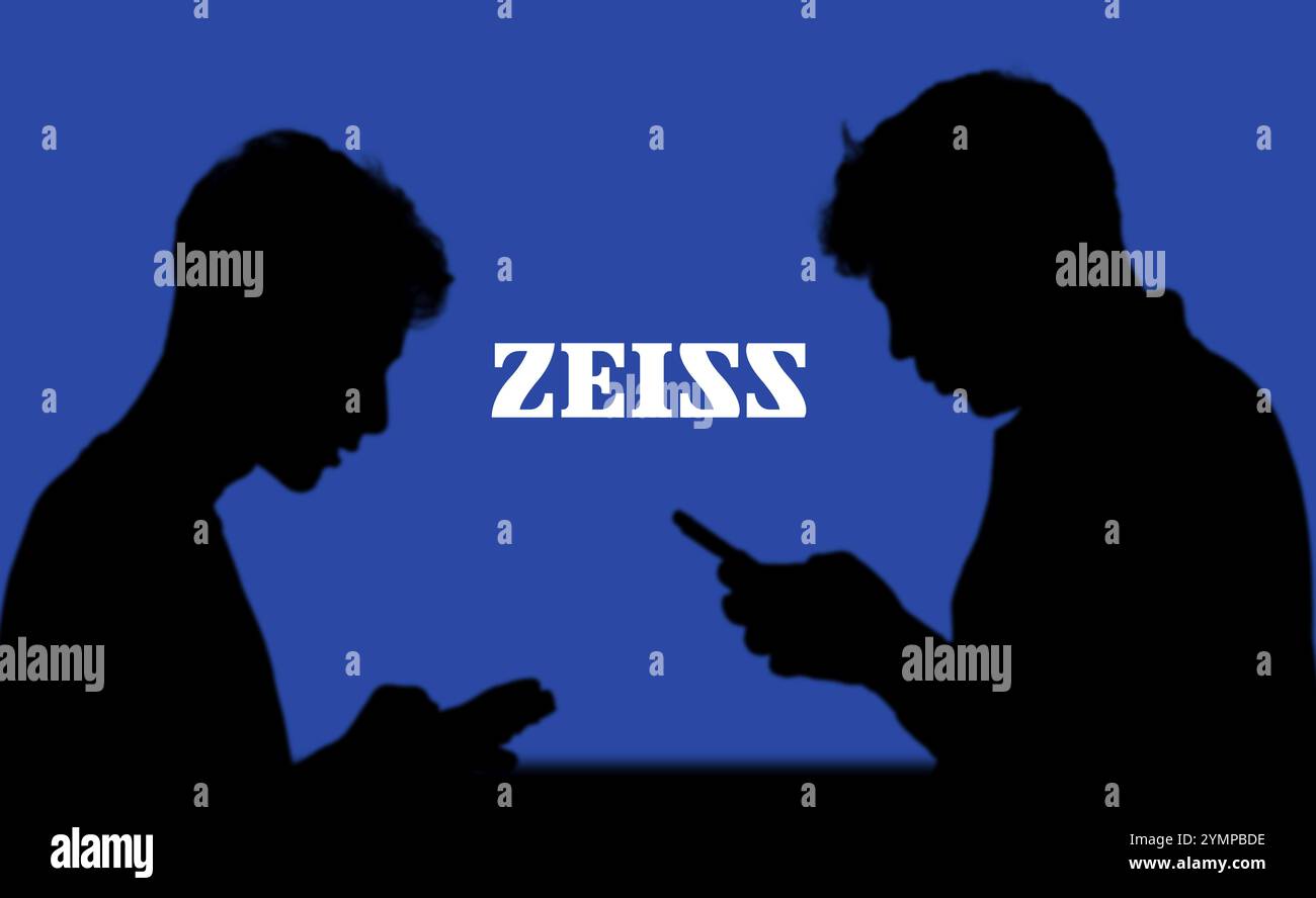 Zeiss logo on smartphone Stock Photo - Alamy