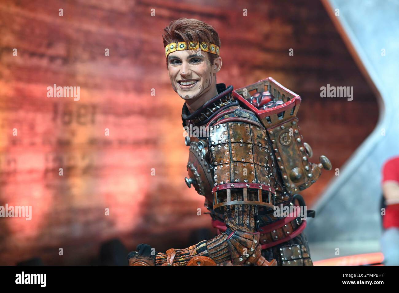 Max Luca MAUS, musical actor, plays the role of the steam locomotive ...