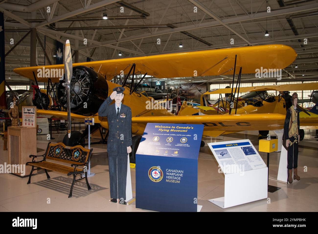 Fleet 21K at Canadian Warplane Heritage Museum on Airport Road in Mount ...