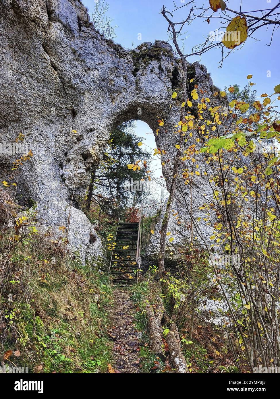 The rock castle near Gammertingen is a naturally formed natural stone ...