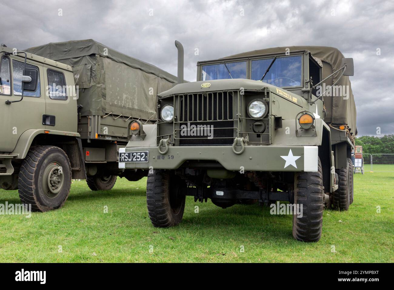 REO military vehicle. Heskin Steam Rally 2024 Stock Photo - Alamy