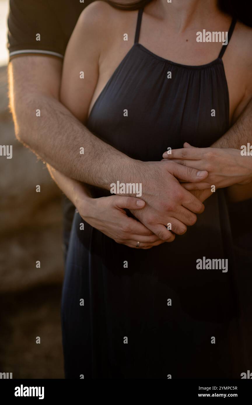 Man hands holding gold hi-res stock photography and images - Alamy