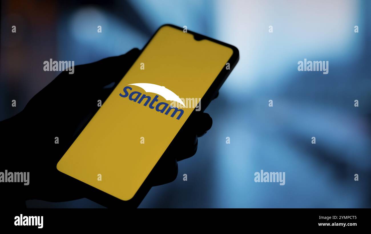 Santam logo hi-res stock photography and images - Alamy