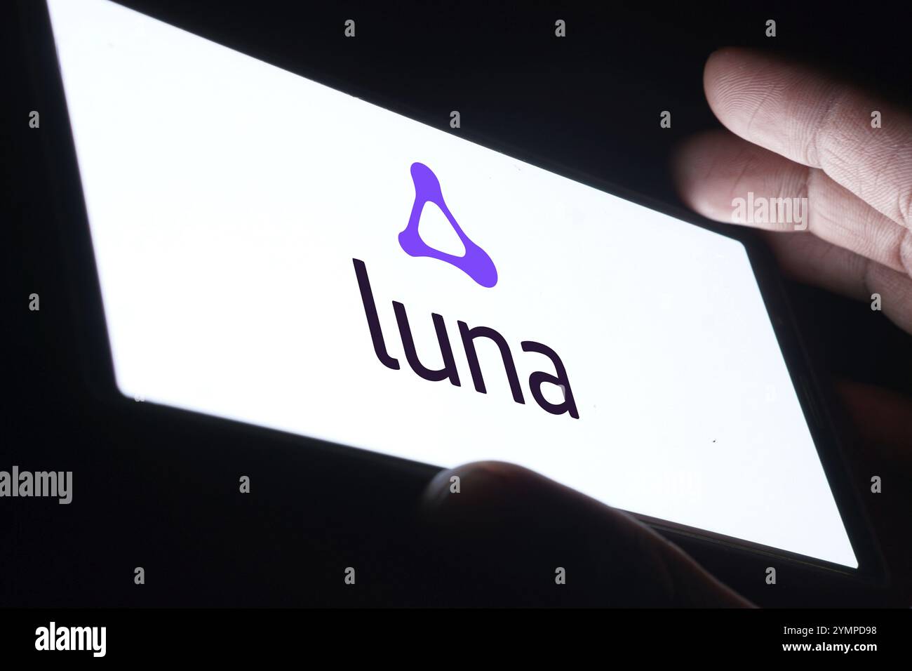 Amazon luna logo is displayed on smartphone. Amazon Luna is a cloud ...
