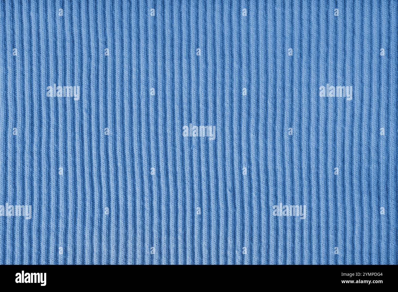Jersey textile background , blue striped ridge tricot fabric. Cotton ...
