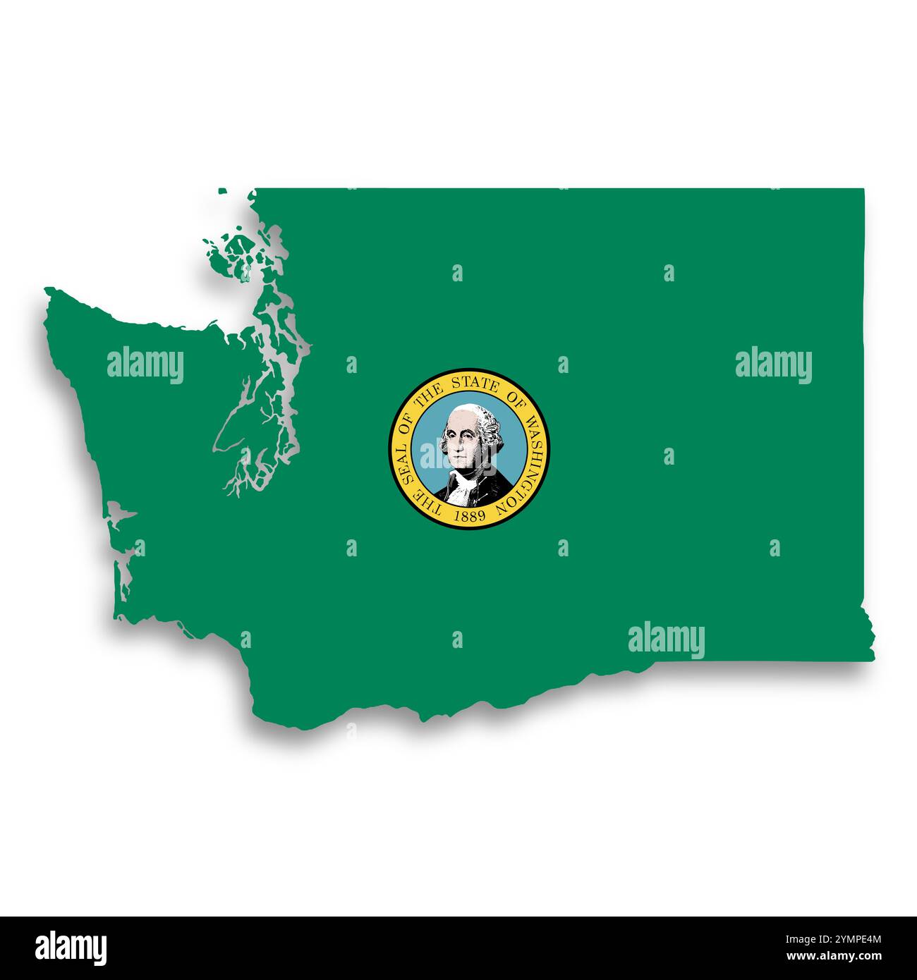 Map of olympia washington hi-res stock photography and images - Alamy