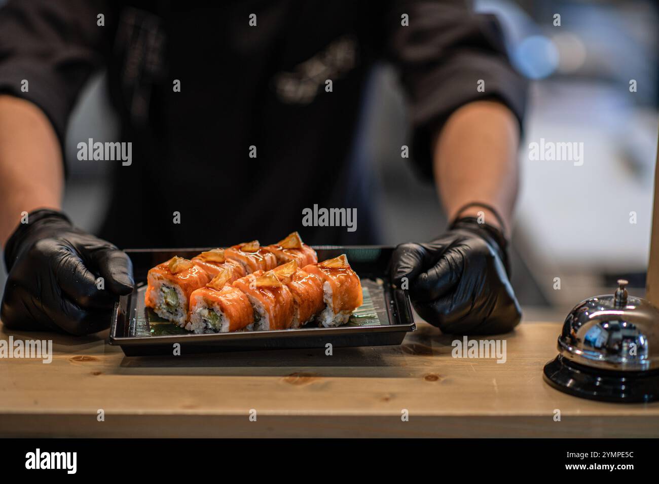 Sushi rolls in bento hi-res stock photography and images - Alamy
